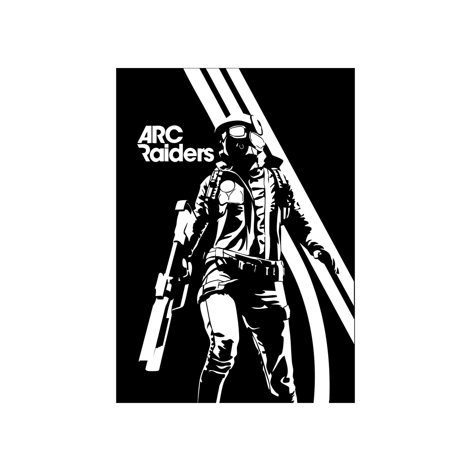 Arc Raiders Large Vinyl Decal – Raider Character & Logo Official Artwo ...