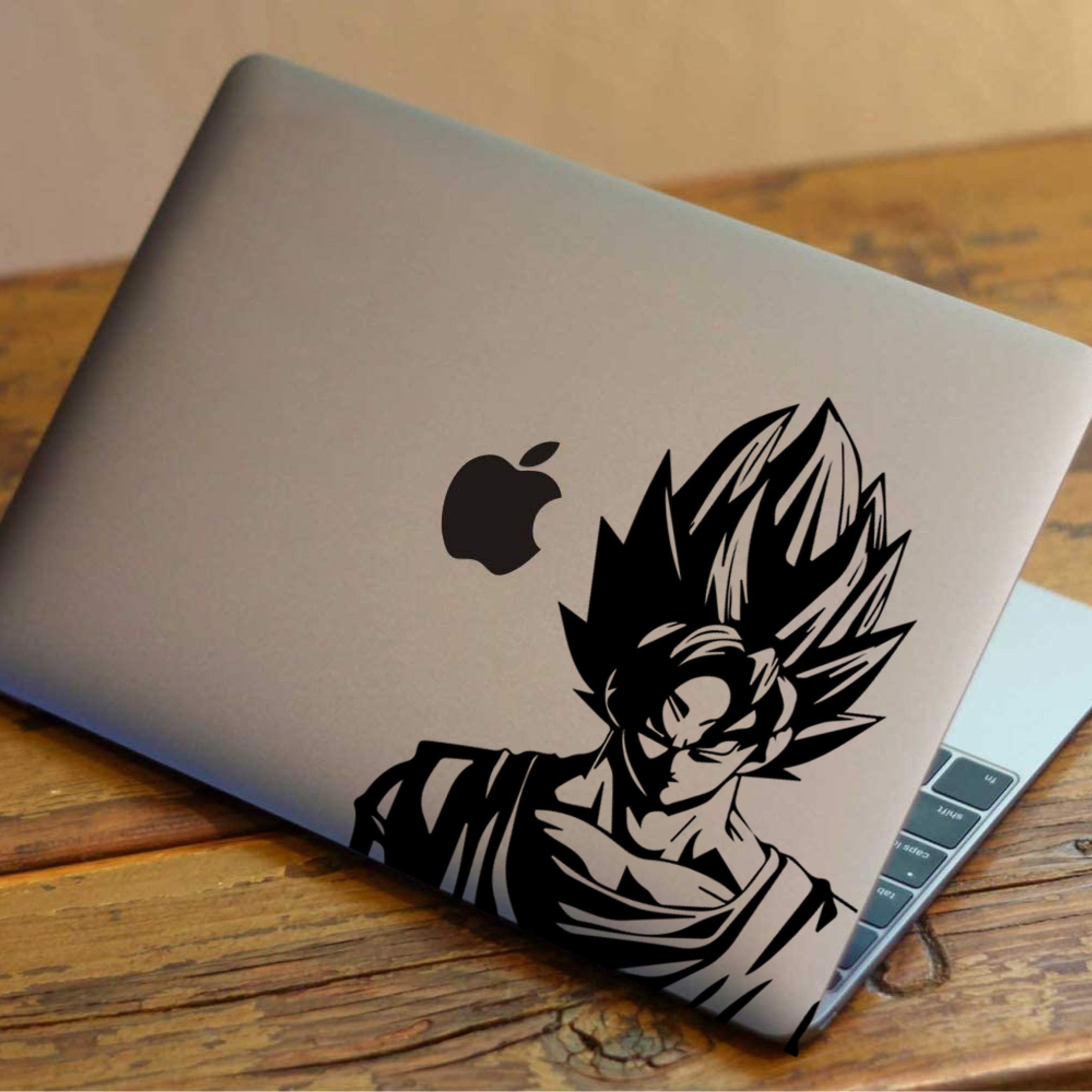 Dragon Ball Z Goku Decal Sticker – Anime Vinyl for MacBook, iPad & Lap ...
